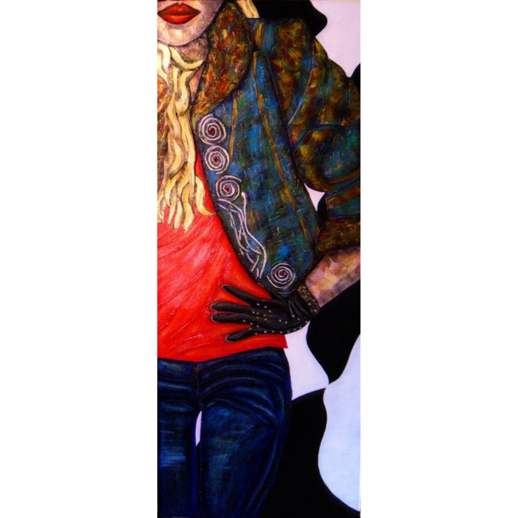 Paper Doll #3 | 16 x 40 – Phoebe + Penelope